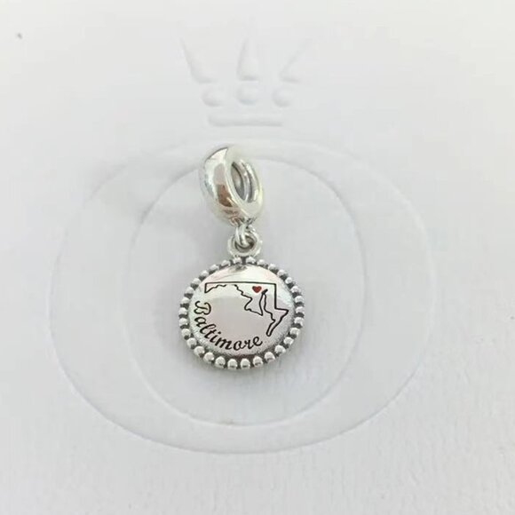Pandora | Jewelry | Pandora Baltimore Map Exclusive Charm | Poshmark